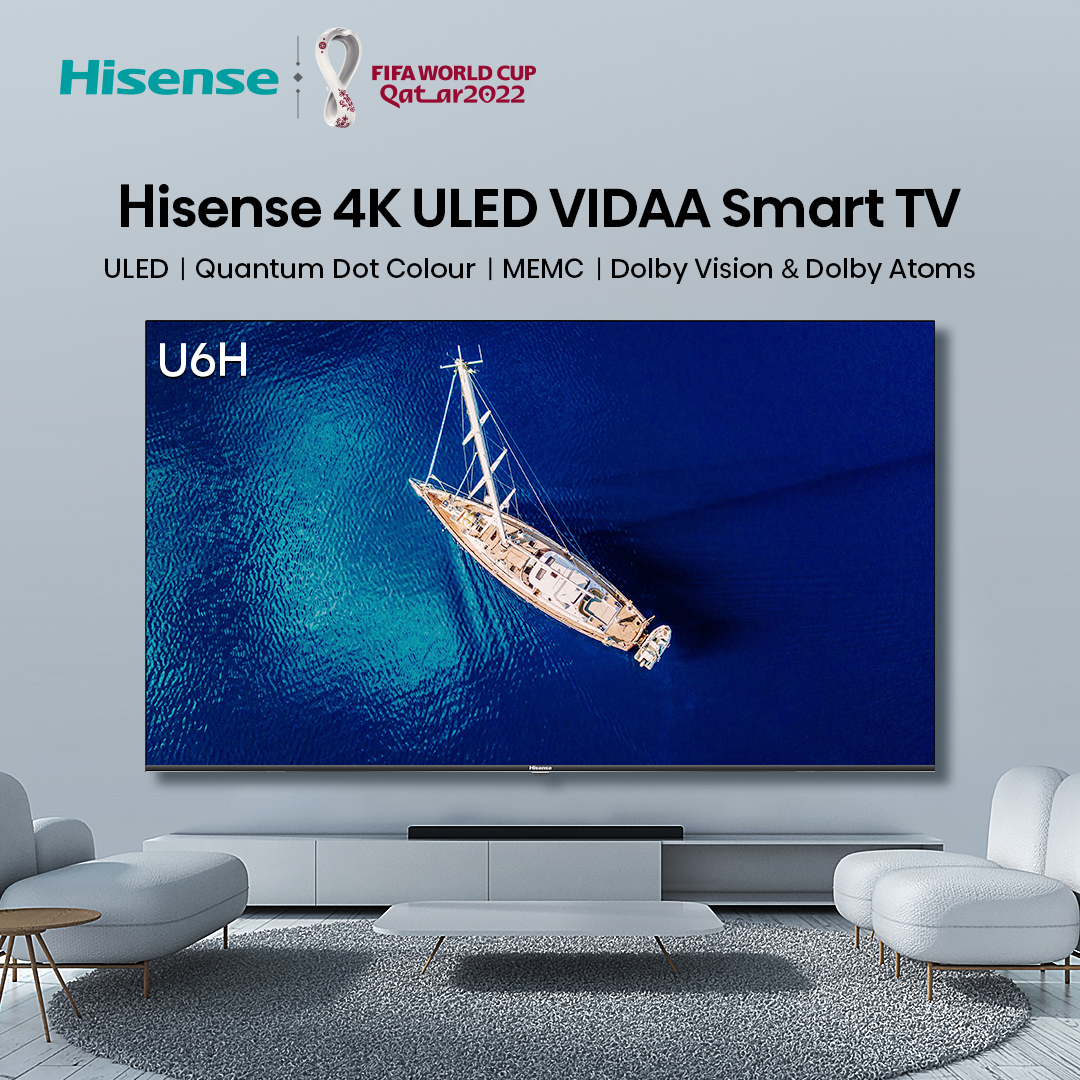 พร้อมส่ง 27 ก.พ. Hisense TV ทีวี 55 นิ้ว 4K ULED(QLED) VIDAA U5 Smart ...