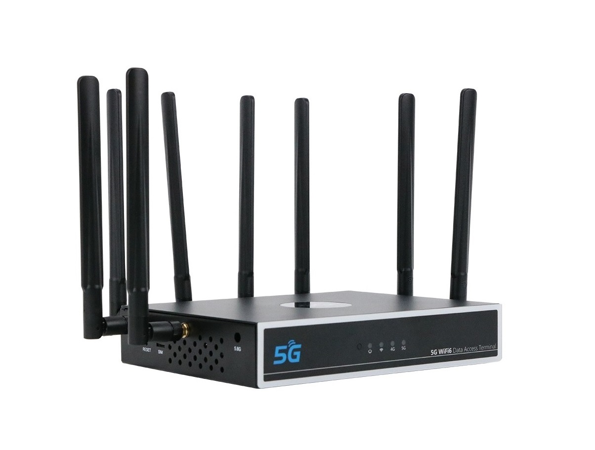 5G Router 2.5Gbps WiFi 6 5G เราเตอร์ ใส่ซิม 8 เสา ถอด เปลี่ยน เสา ได้ ...