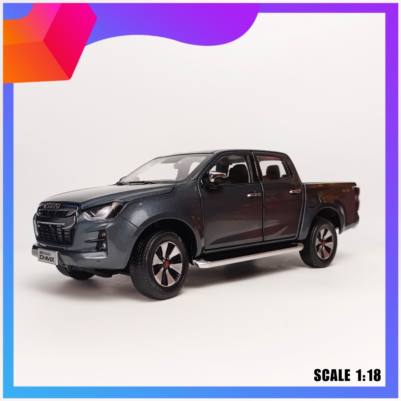 โมเดลรถเหล็ก Isuzu D-MAX All New Scale 118 งานสวย รายละเอียดดี น้ำหนัก ...