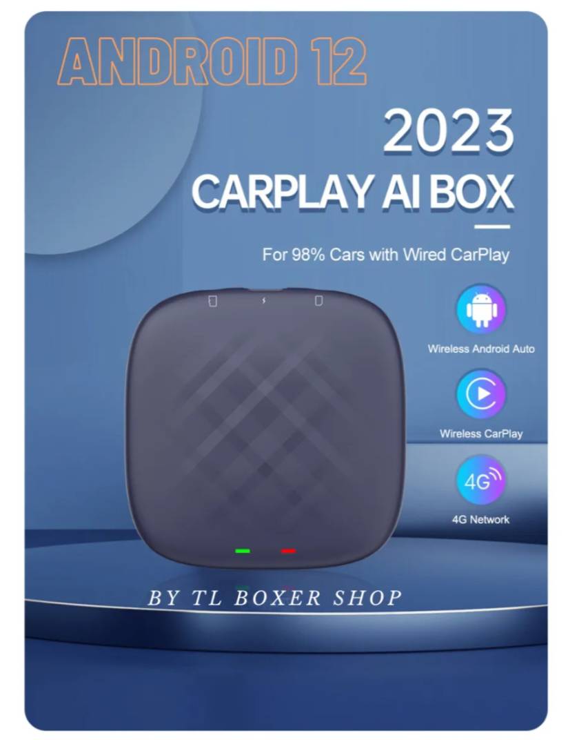 รุ่นใหม่ล่าสุด android 12 Carplay Ai Box รุ่น Full system 2023 ใช้ในรถ ...