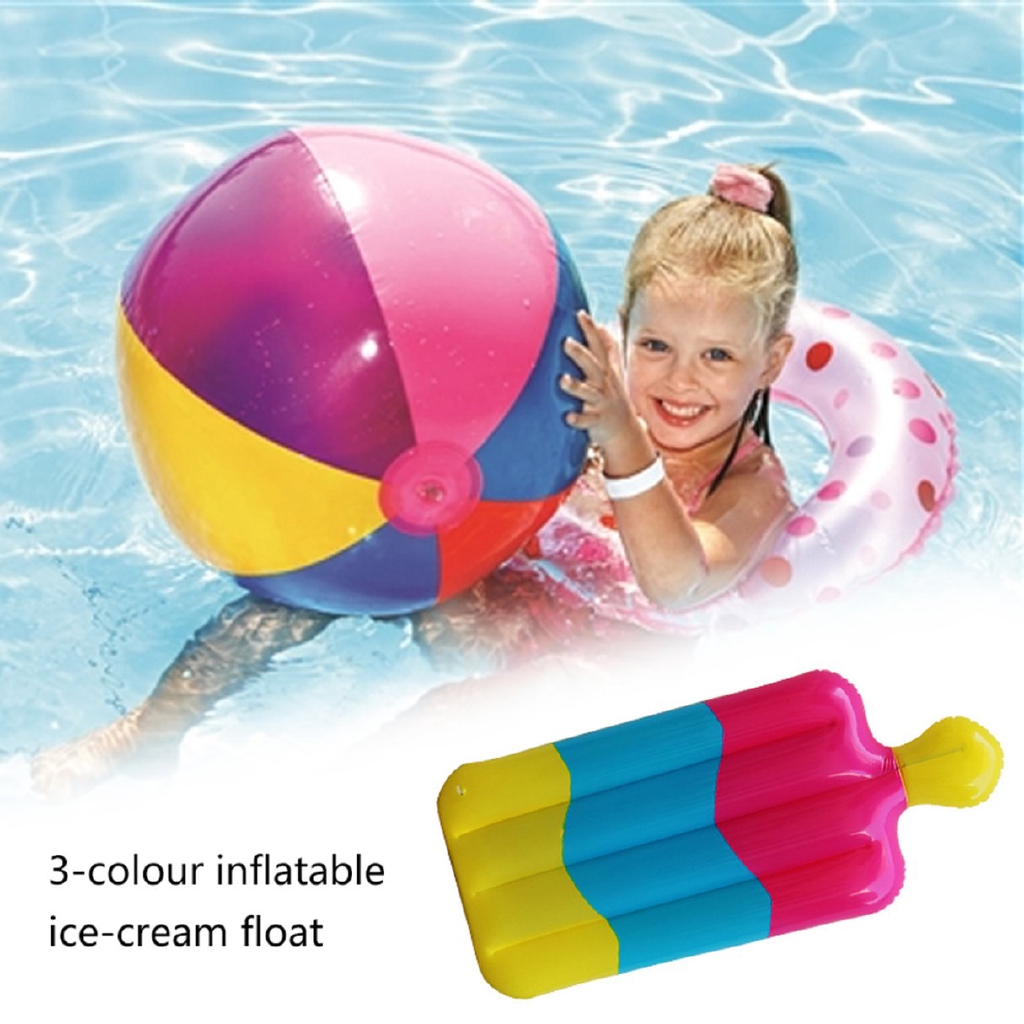 [lowest price ]Ice Cream Shape Inflatable Swimming Floats Pool Ring ...