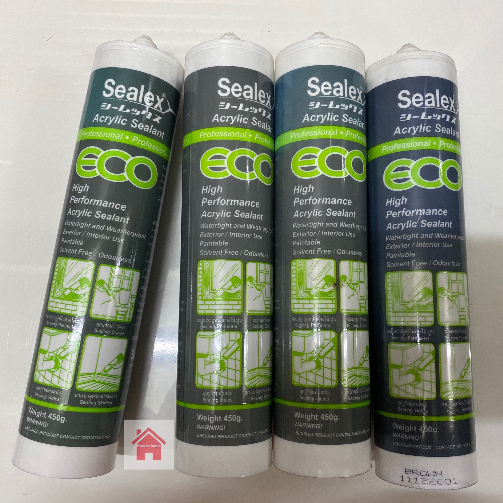 กาว Acrylic Sealex ECO อะครีลิคยาแนว 450 กรัม/1 หลอด | Lazada.co.th