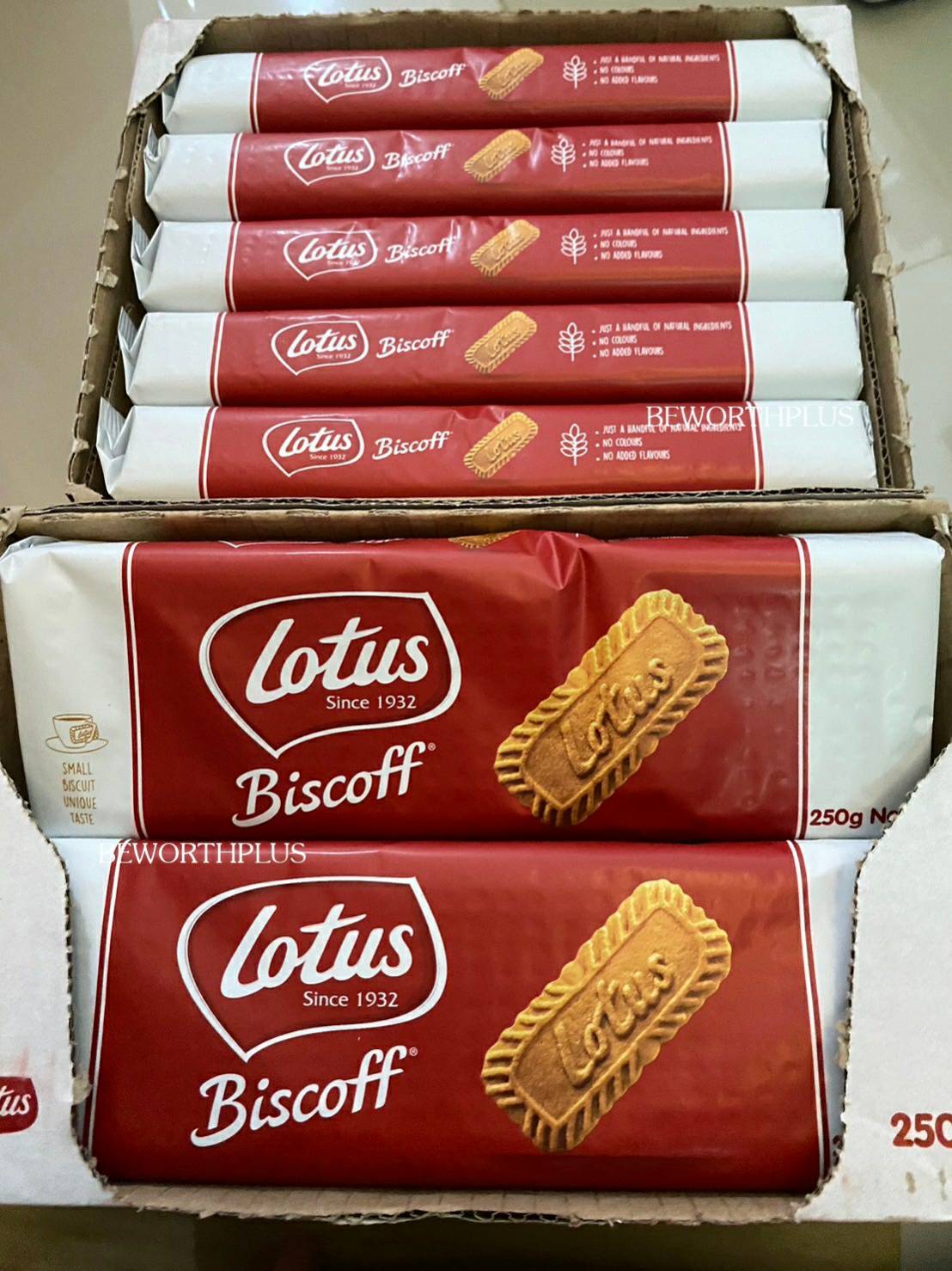 [พร้อมส่ง] Lotus Biscoff Biscuits 250g ขนมคุกกี้ Lotus science 1932 จาก ...