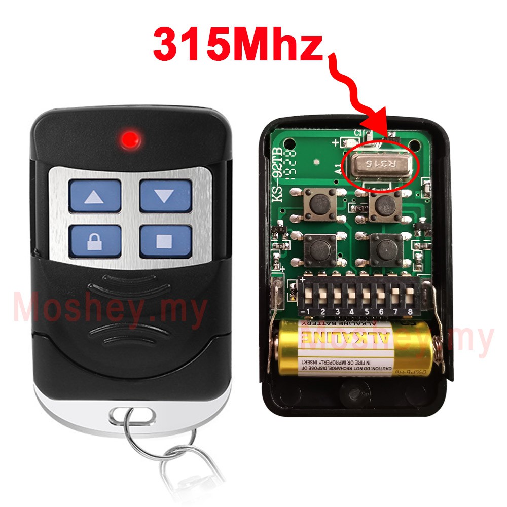 433Mhz PT2262 ic Auto Gate Remote Control garage door remote control ...