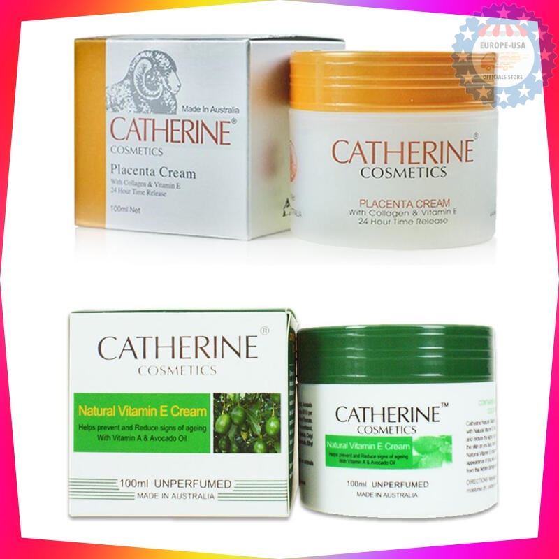 (ส่งฟรี) ครีมรกแกะ Catherine ® Cosmetics Placenta Cream with Collagen ...