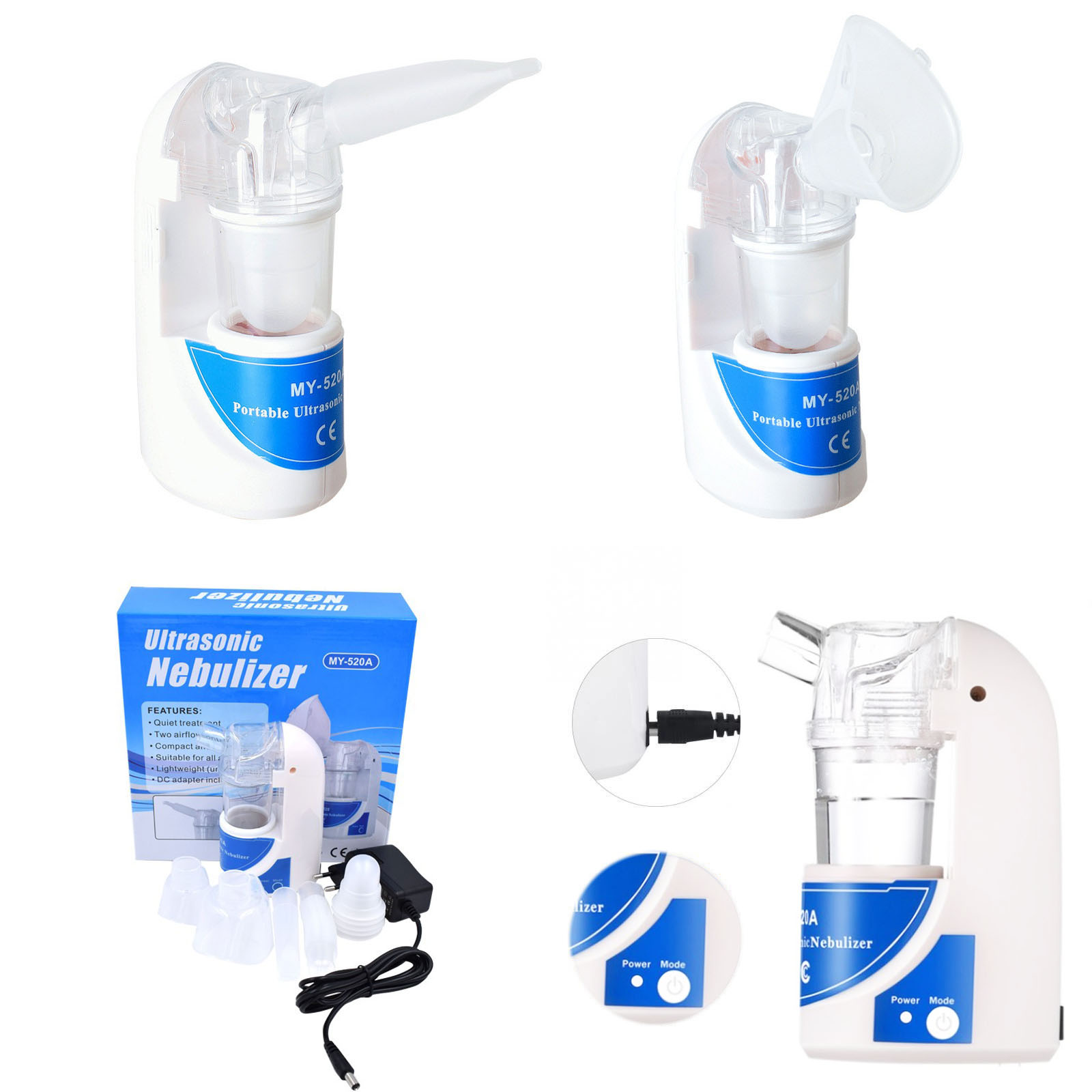 MY-520A Silent Ultrasonic Medical Nebulizer Home use nebulizer machine ...