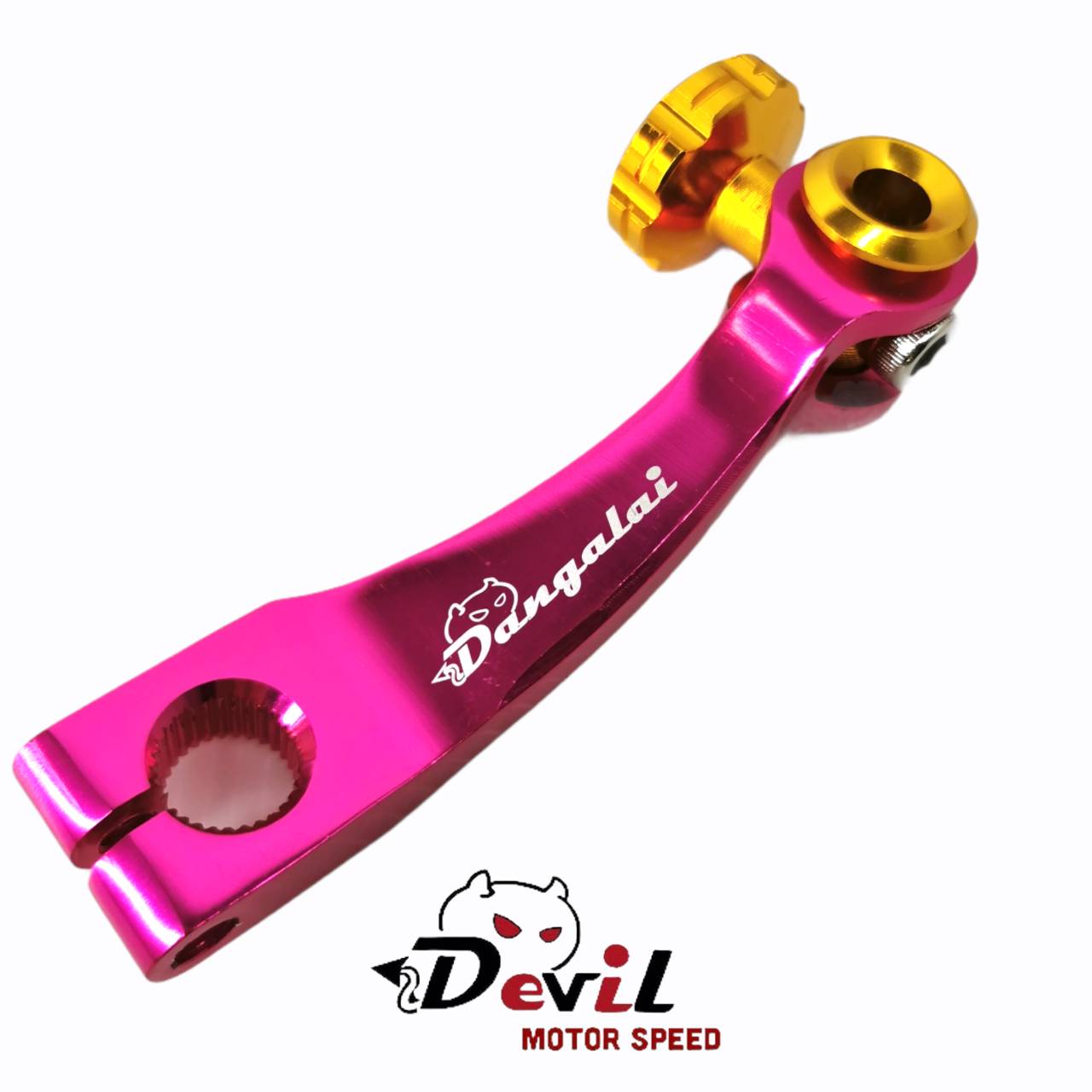 มือลิง CNC มือลิงแต่ง แบรนด์ Devil , Dangalai สีทูโทน // สีชมพู - หมุดทอง - หมุดชมพู | Lazada.co.th