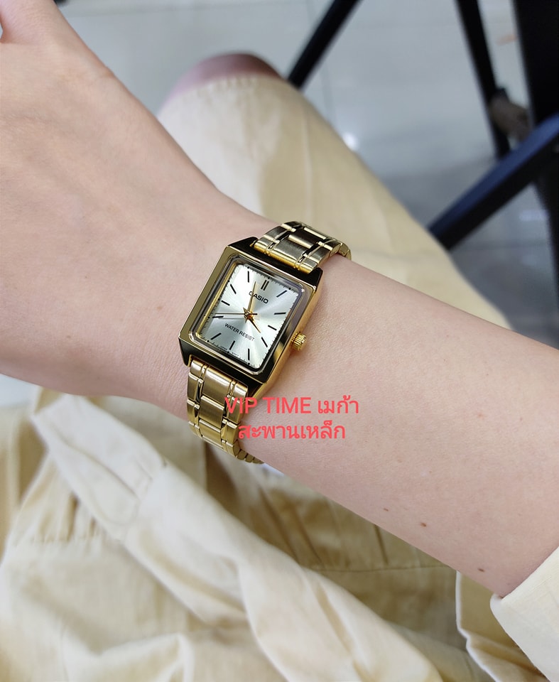 นาฬิกา Casio Cartier Tank เรือนทอง LTP-V007G รุ่น LTP-V007G-9E - VIP ...