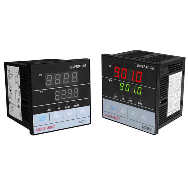 SINOTIMER 2 Set Digital Waterproof PID Temperature Controller K Type ...
