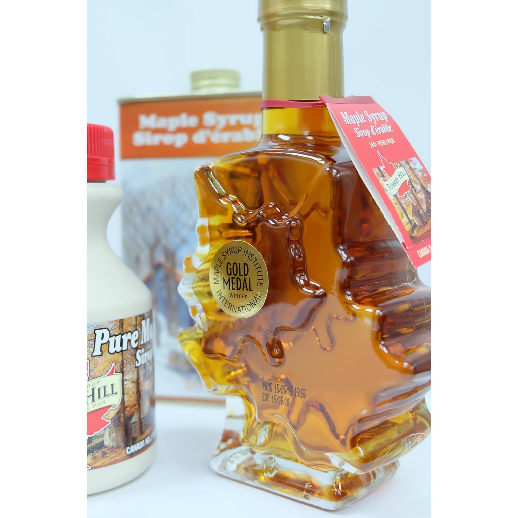 Turkey Hill Maple Leaf Bottle Syrup 200ML เทอคีฮิล น้ำเชื่อมเมเปิ้ล 250 ...