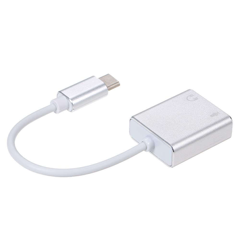 Universal USB Type C To 3.5mm Sound Card USB Audio Jack Headset ...