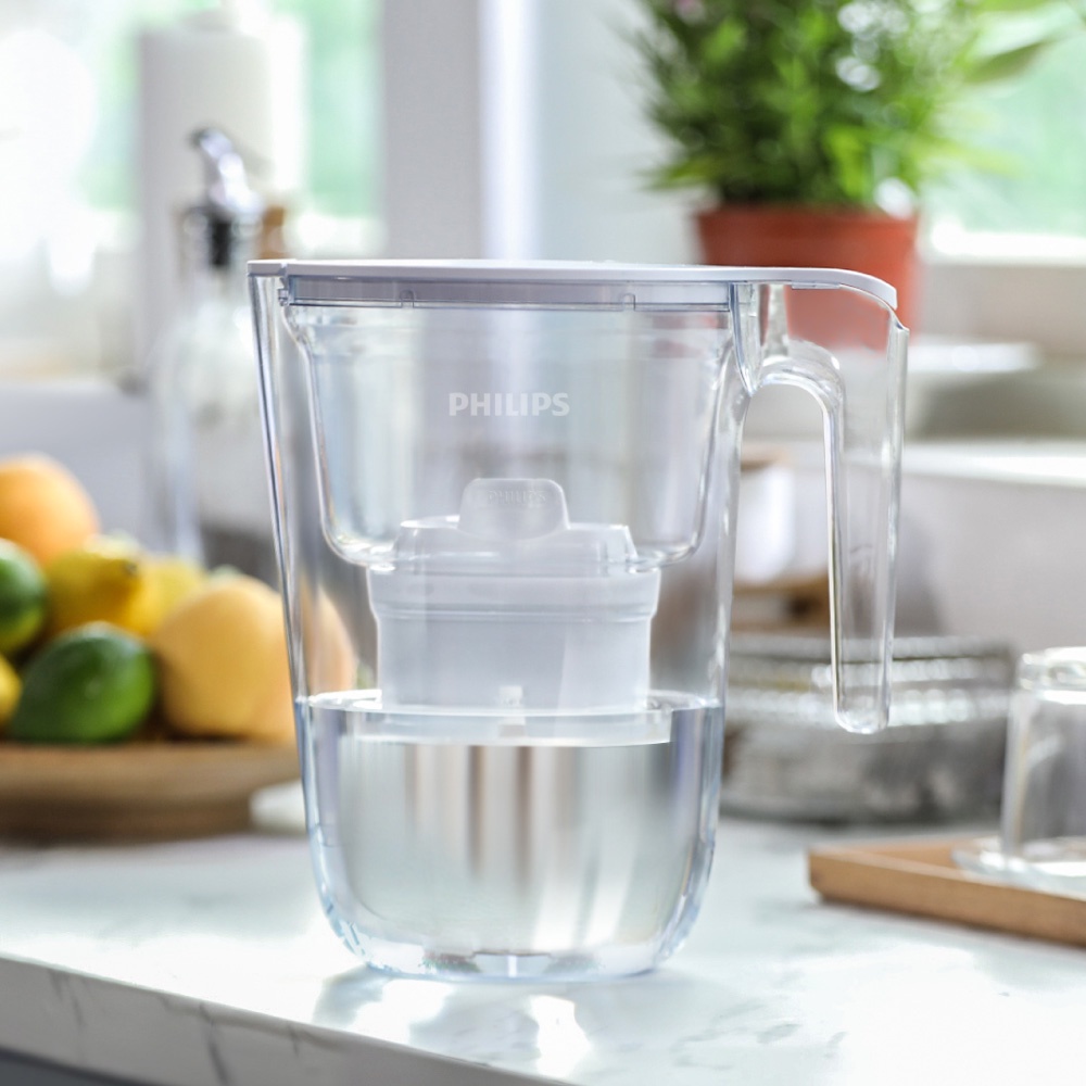 Philips Water Filter Jug with Micro X-Clean Filter 3.4L AWP2937WH ...