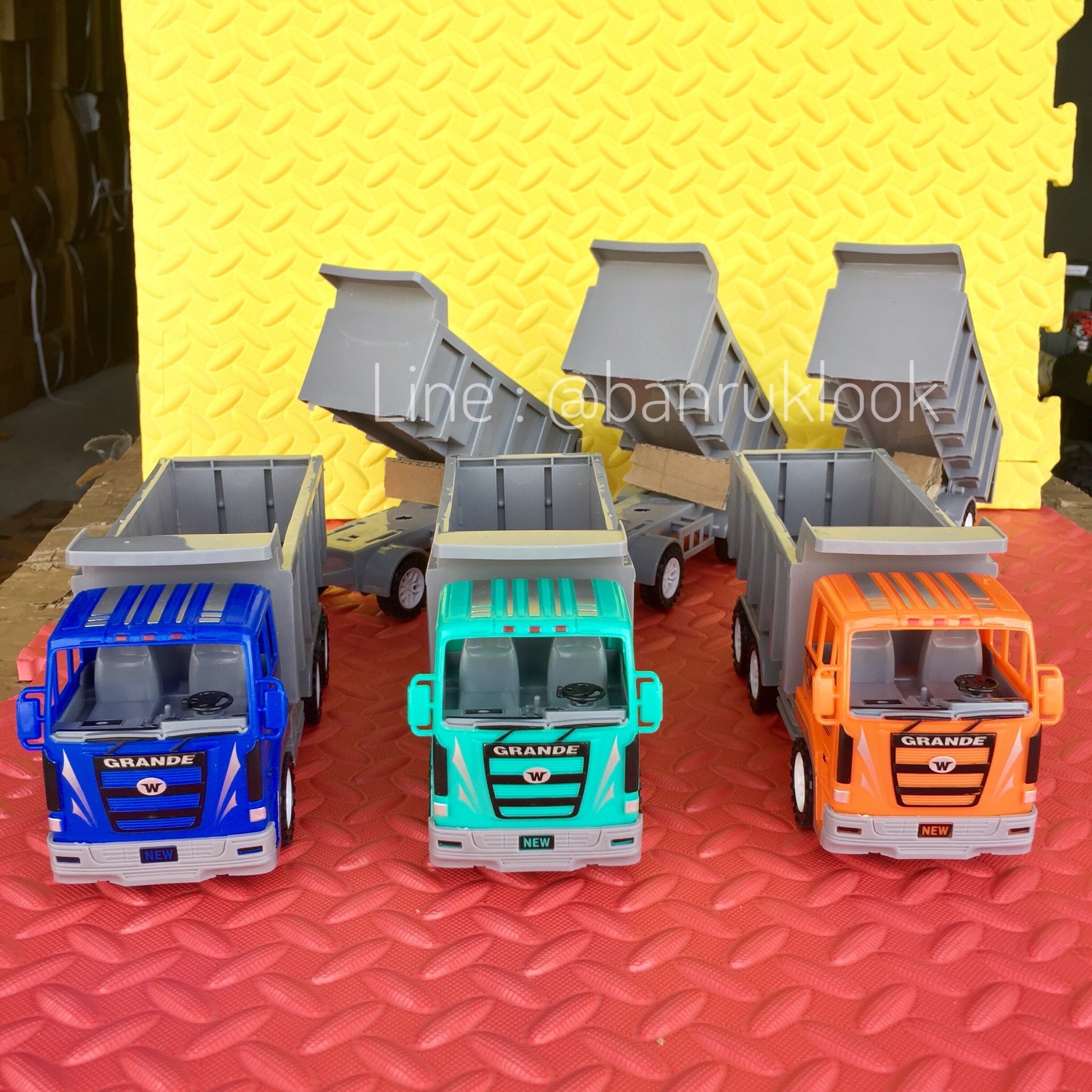 รถของเล่น รถดั้ม รถดั้มของเล่น รถดั้มพ่วง คันใหญ่ยกได้จริง แยกพ่วงได้ ...