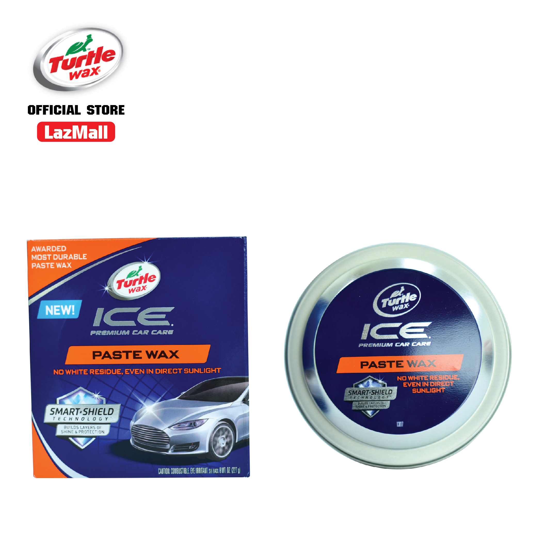 Turtle Wax ICE Premium Care Paste Wax 8 oz เทอร์เทิ่ลแว็กซ์ ไอซ์ แว็กซ์ ...