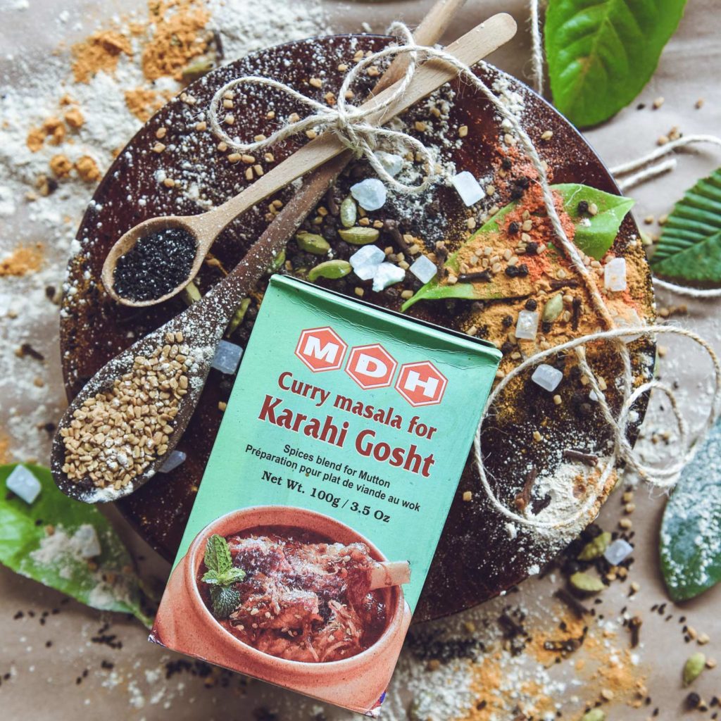 MDH Karahi Gosht Masala 100g เอ็มดีเอช เครื่องเทศมาซาล่าการาฮีโกช 100 ...