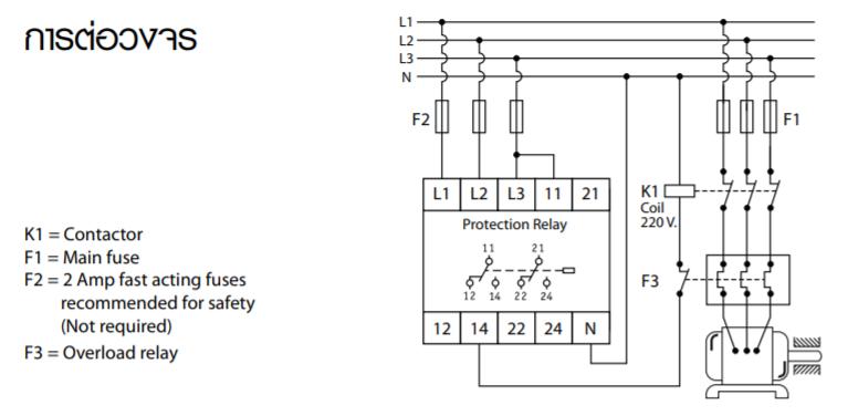 Digital phase protector WIP W-OP4 (380-415V 3P 4W) อุปกรณ์ป้องกัน ...
