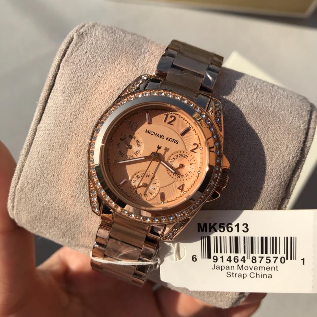 MICHAEL KORS Mini Blair Multi-Function Rose Gold นาฬิกาผู้หญิง รุ่น ...
