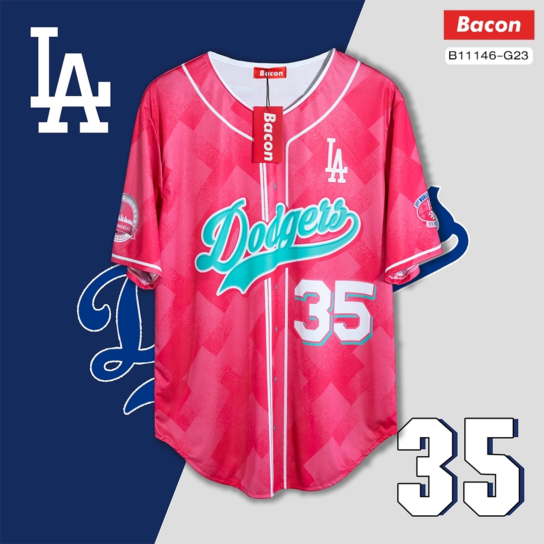 เสื้อแฟชั่น เสื้อกีฬาเบสบอล LA DODGERS 35 | Lazada.co.th