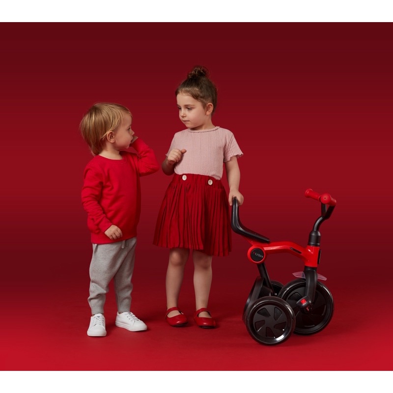 QPlay Ant Plus Basic Trike (จักรยาน 3 ล้อสำหรับเด็ก แบบใช้ขาปั่น น้ำหนักเบา พับเก็บได้ ...