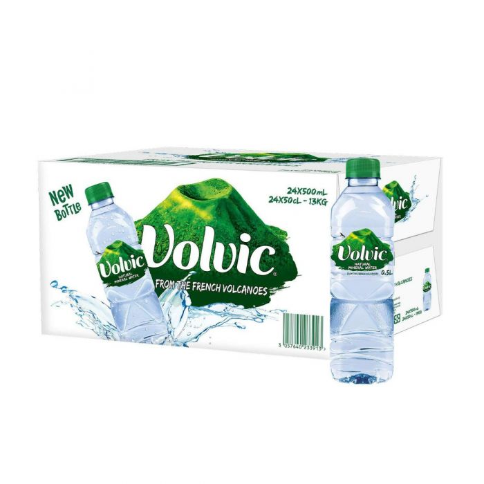 Volvic Natural Mineral Water PET 500 ml 24 bottles วอลวิค น้ำแร่ ...