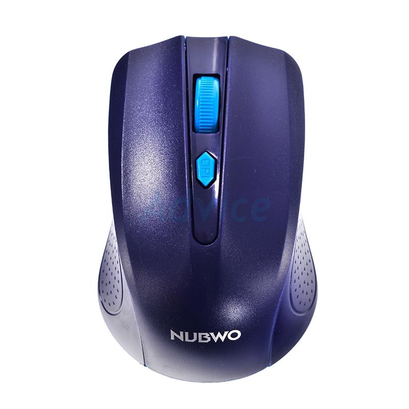 USB Optical Mouse NUBWO (NM-84 ANCIENT) Blue/Black Mouse เมาส์สำหรับ ...