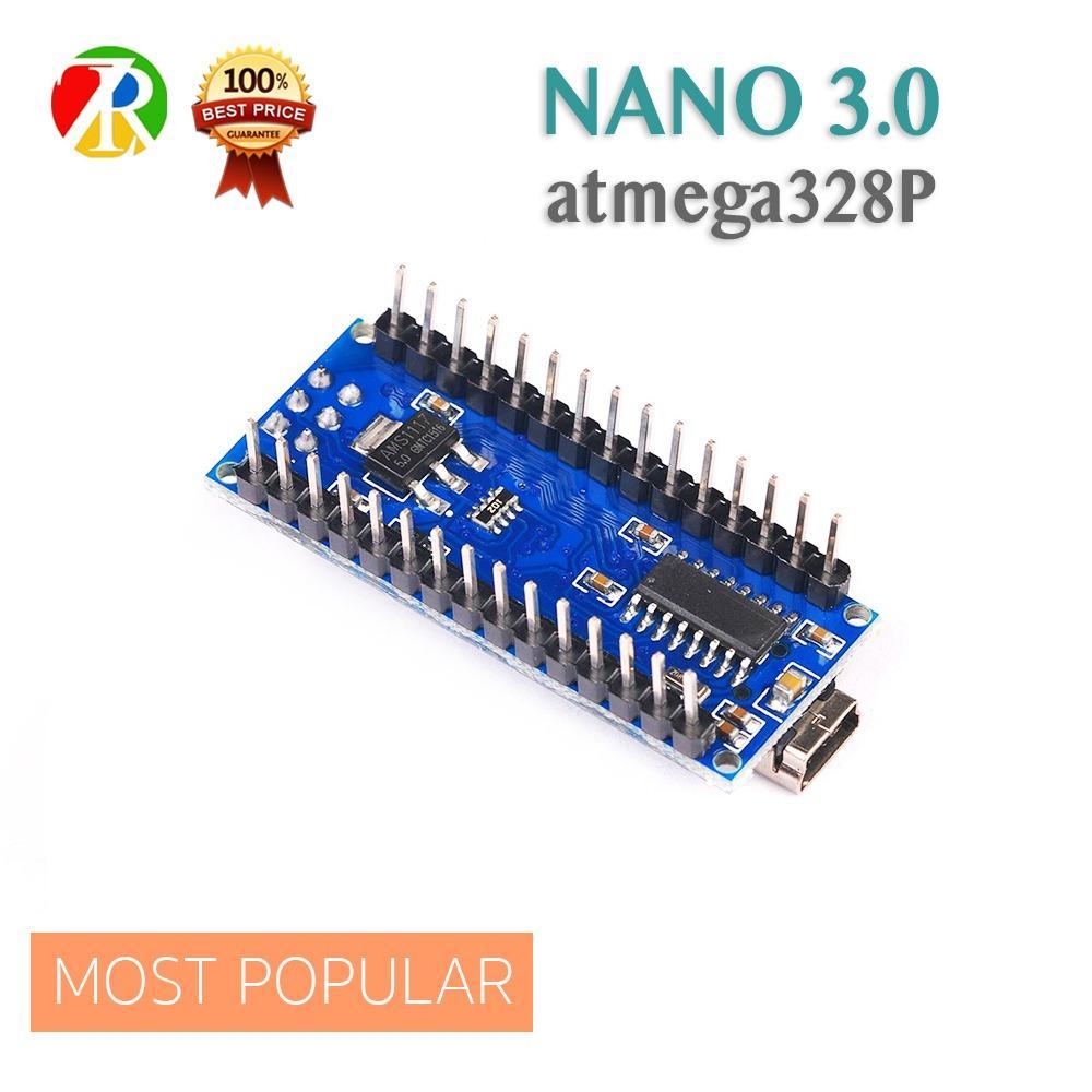 Arduino Nano 3.0 Atmega328 บอร์ดพัฒนาไมโครคอนโทรลเลอร์ Atmega328 CH340 ...