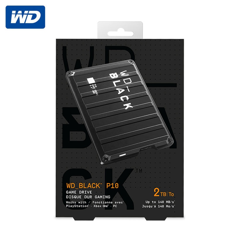 Western Digital WD Black 2TB 4TB 5TB P10 Game Drive Compatible With PS4 ...