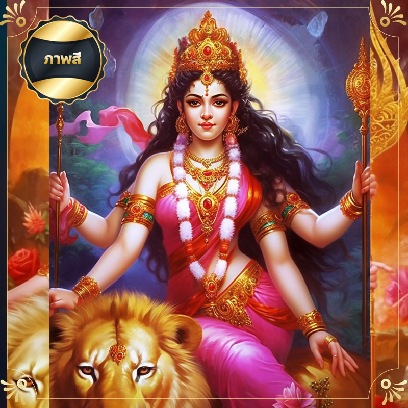 auspicious image of Goddess Uma B03 Goddess Thurakapang child image Hindu deity minimal style ...