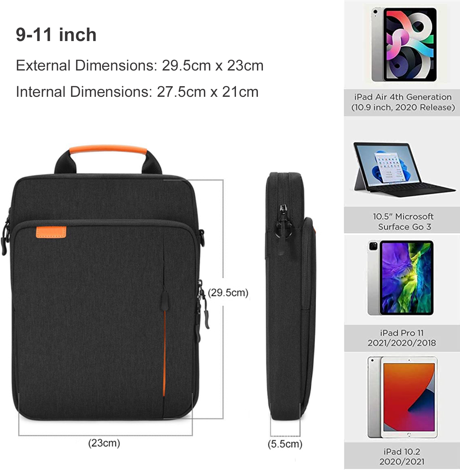 iPad Carrying Bag Tablet Shoulder Bag for 12.9 iPad Pro 2018-202213 ...