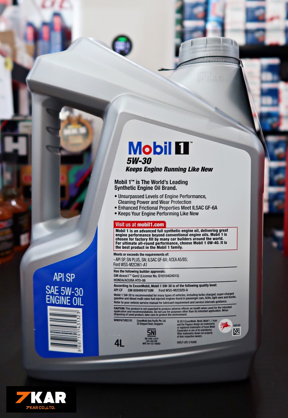 Mobil 1 5W-30 A5/B5 ,API SN/ILSAC GF-5 ,dexos 1 น้ำมันครื่องสังเคราะห์ ...