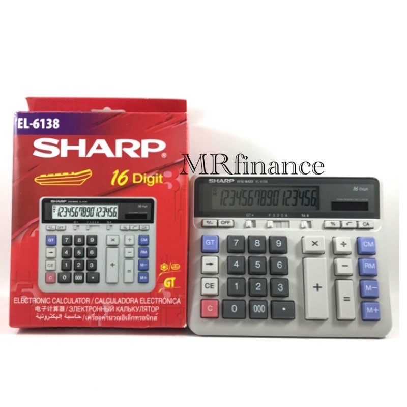Sharp EL-6138 หน้าจอ 16 หลัก ของใหม่ ของแท้ | Lazada.co.th