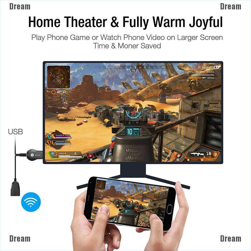 Ready Stock Anycast Original M9Plus Wifi Dongle HDMI Wireless Display ...