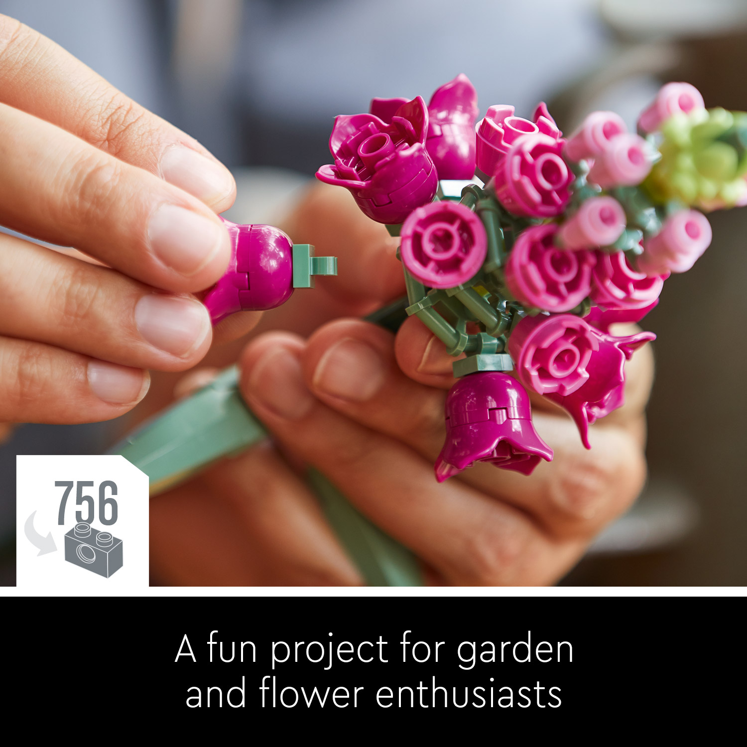 LEGO Icons 10280 Flower Bouquet (756 Pieces) - LEGO Official Store ...