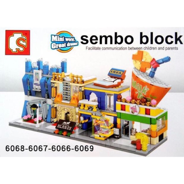 Sembo Block : SD 6066-6069 Sembo Building Shop Series : 1 ชุด มี 4 ...