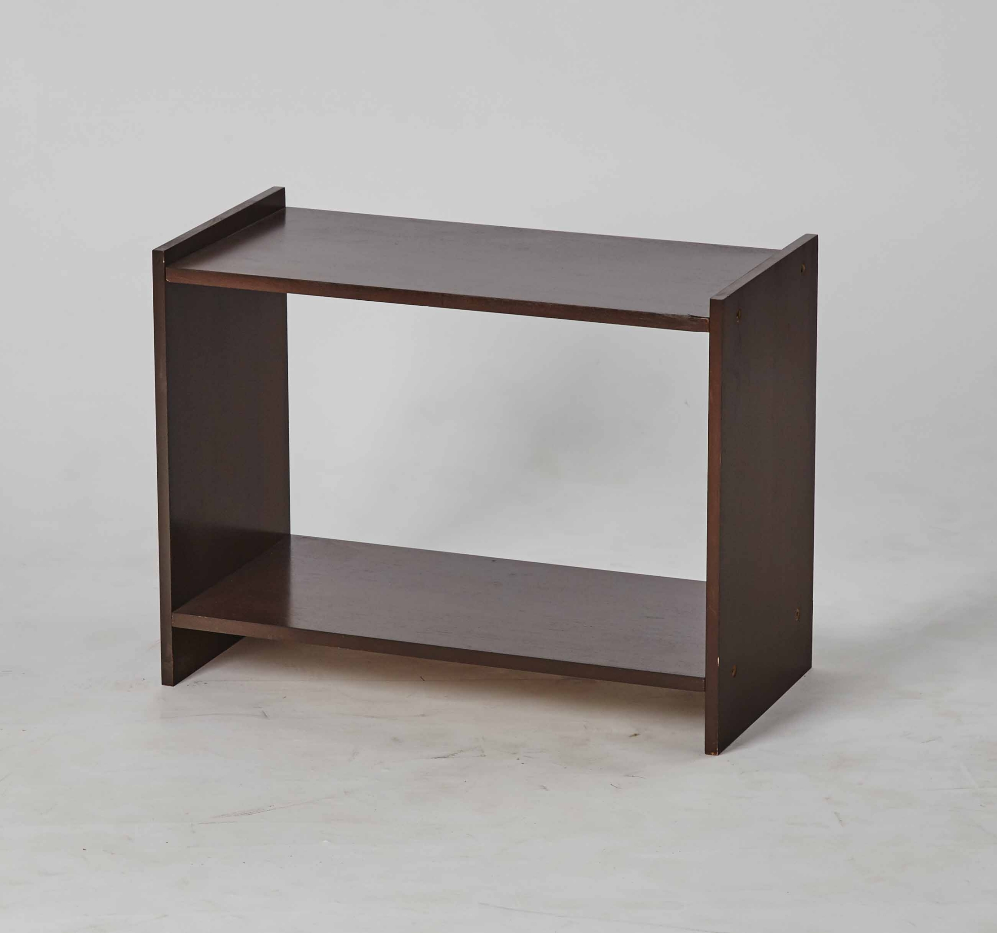 PJ Wood ชั้นวางของไม้ 2 ชั้น โต๊ะกลาง สีธรรมชาติ 59.6x30x45.7 cm ไม้ ...