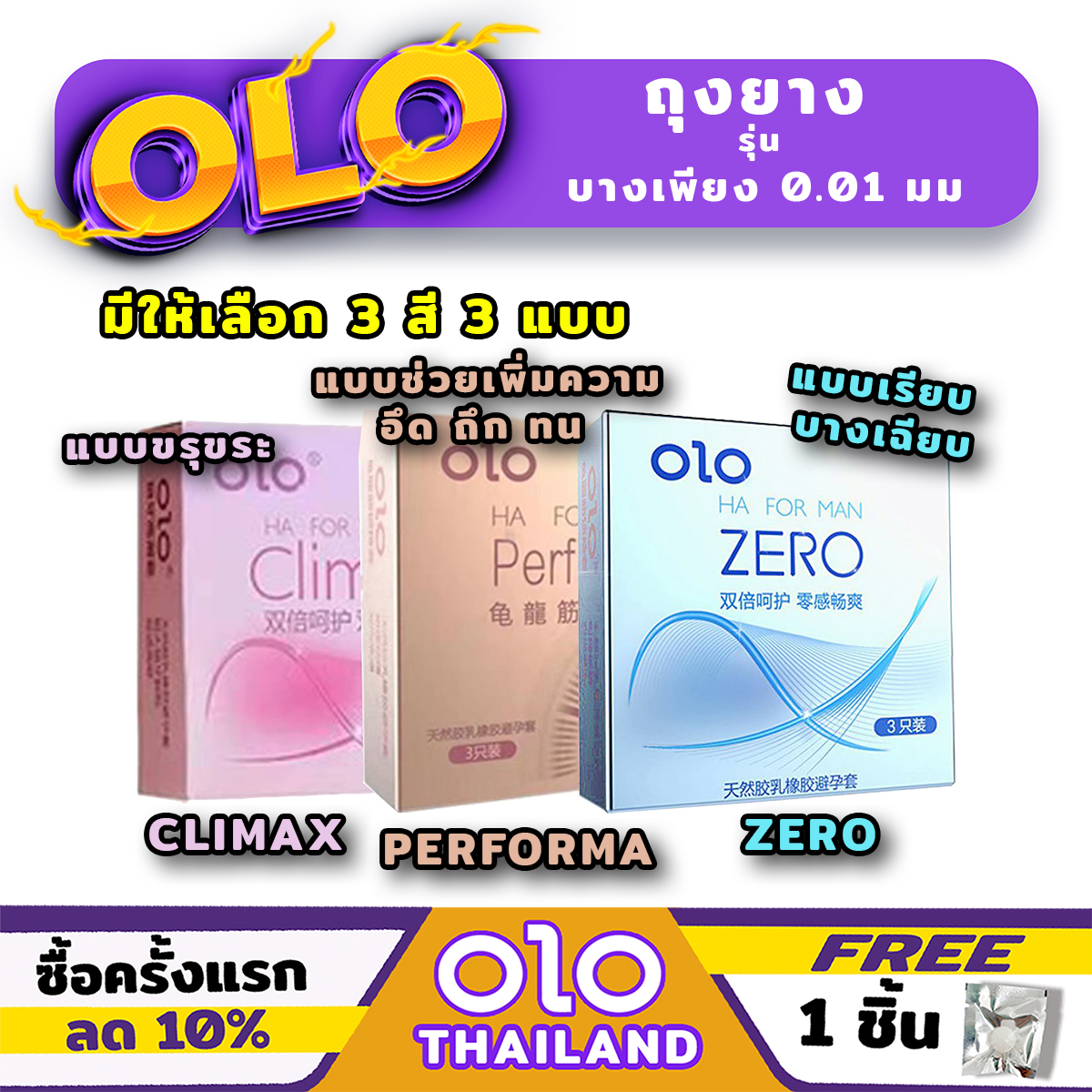 ถุงยางอนามัย 3 ชิ้น ถุงยางอนามัยแบบบาง ถุงยาง ถุงยางอนามัย ถุงยางolo (1กล่องบรรจุ3ชิ้น) - The ...