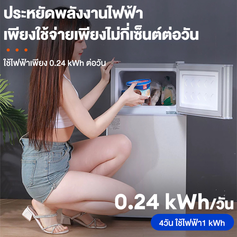 TIXX ตู้เย็น 2 ประตู 4.2คิว ตู้เย็นขนาดใหญ่ 118L ตู้แช่ มีระบบละลายน้ำแข็งอัตโนมัติ ประหยัดไฟ ...