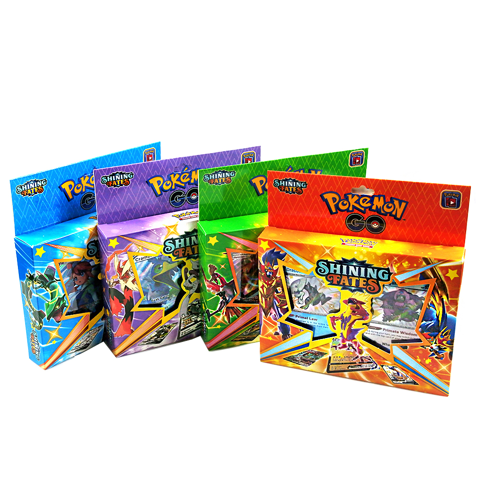 54 unids Box Pokemon Go Shield And Sword Vmax Card Collectibles Trade ...