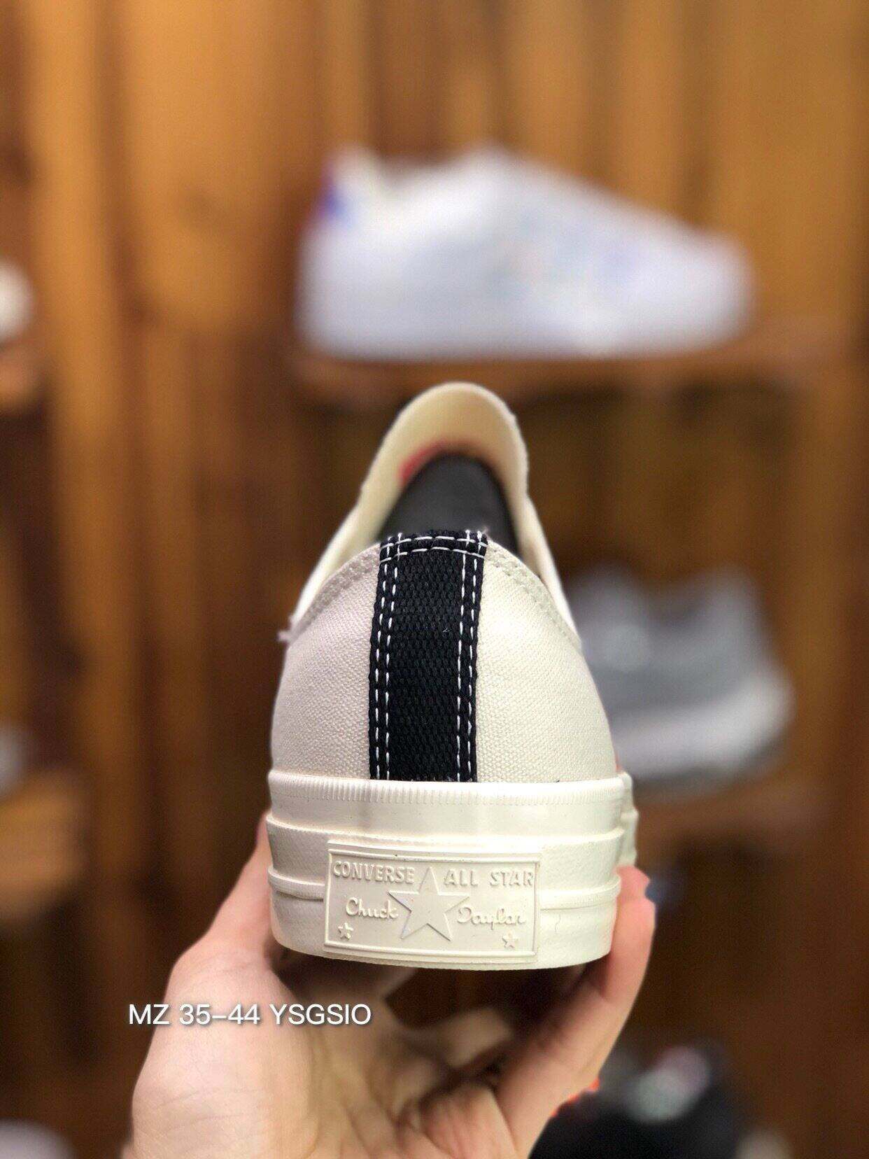 ของแท้อย่างเป็นทางการ Converse All Star CDG x 1970S Low Unisex แฟชั่น ...