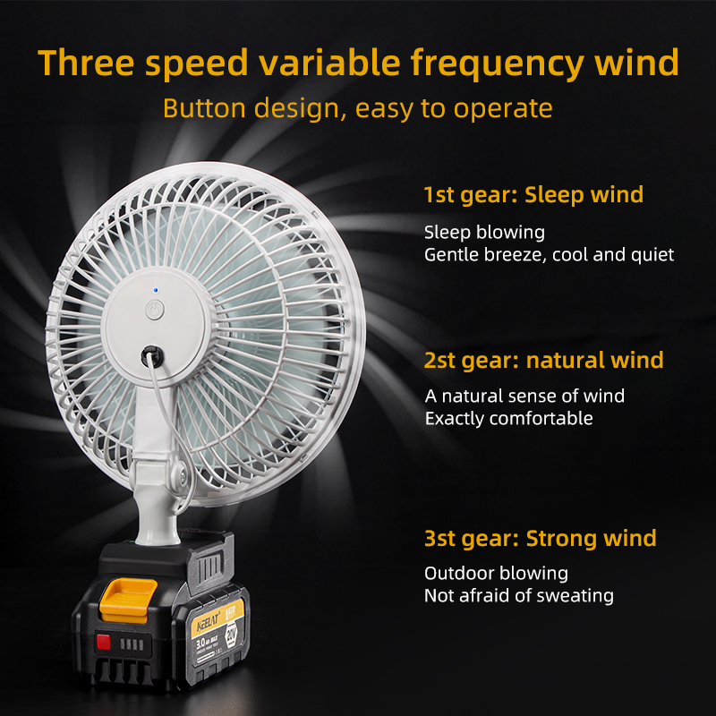 Shipping from BangkokPINSEN Portable Fan 5inch8inch Camping Fan 90 Tool ...