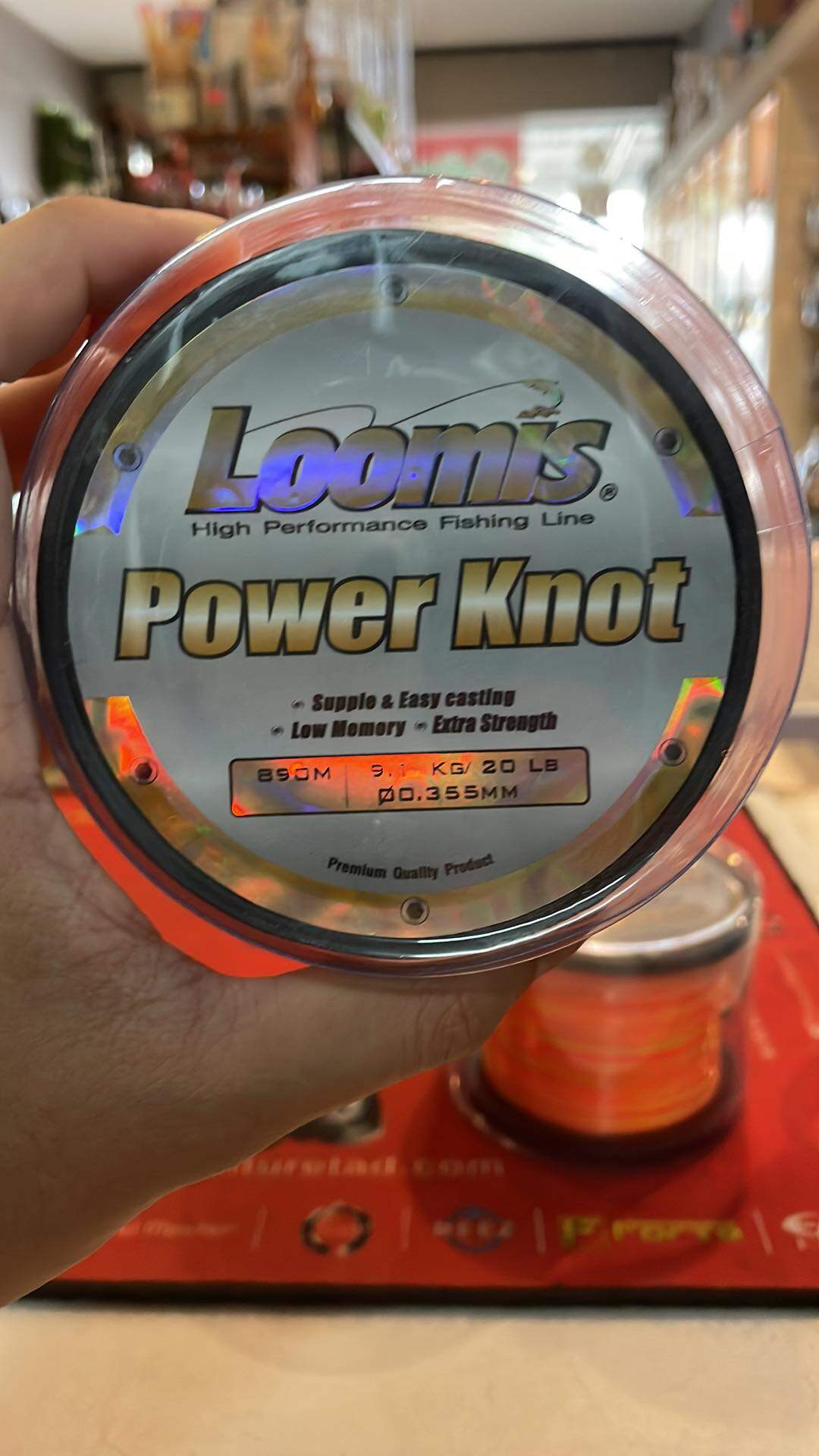 สายเอ็นลูมิส Loomis Powerknot เอ็นโหลด สีส้มสลับเหลือง - Fishing9999 ...