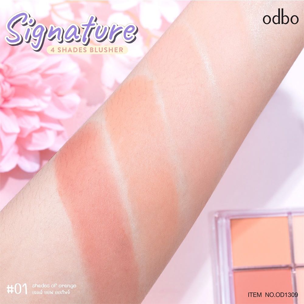 OD1309 odbo โอดีบีโอ ซิกเนเจอร์ โฟร์ เฉดส์ บลัชเชอร์ - Lotta shop - ThaiPick