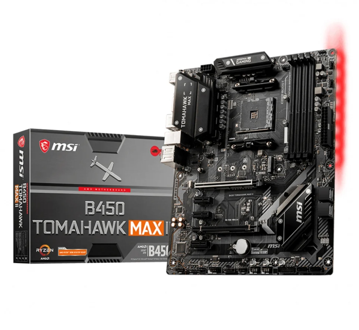 MAINBOARD (เมนบอร์ด) AM4 MSI B450 TOMAHAWK MAX II มือสอง ประกันไทย - Sell Com - ThaiPick