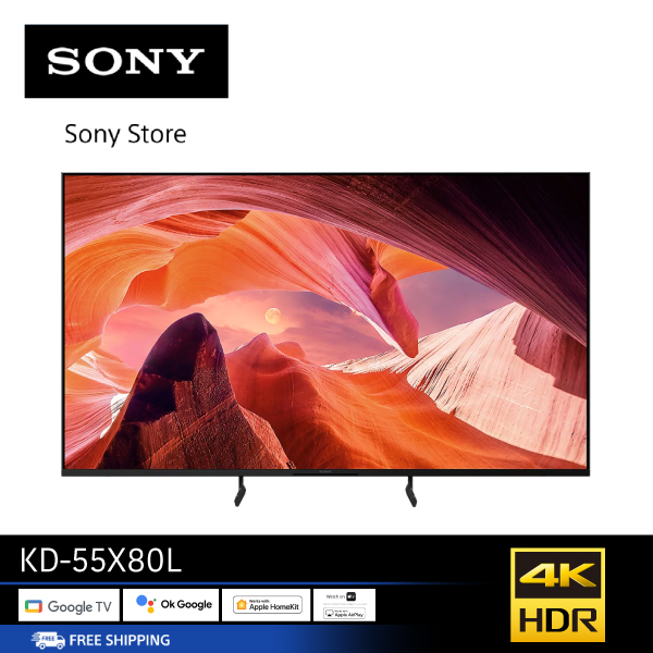 KD-55X80L (55 นิ้ว) 4K Ultra HD High Dynamic Range (HDR) สมาร์ททีวี ...