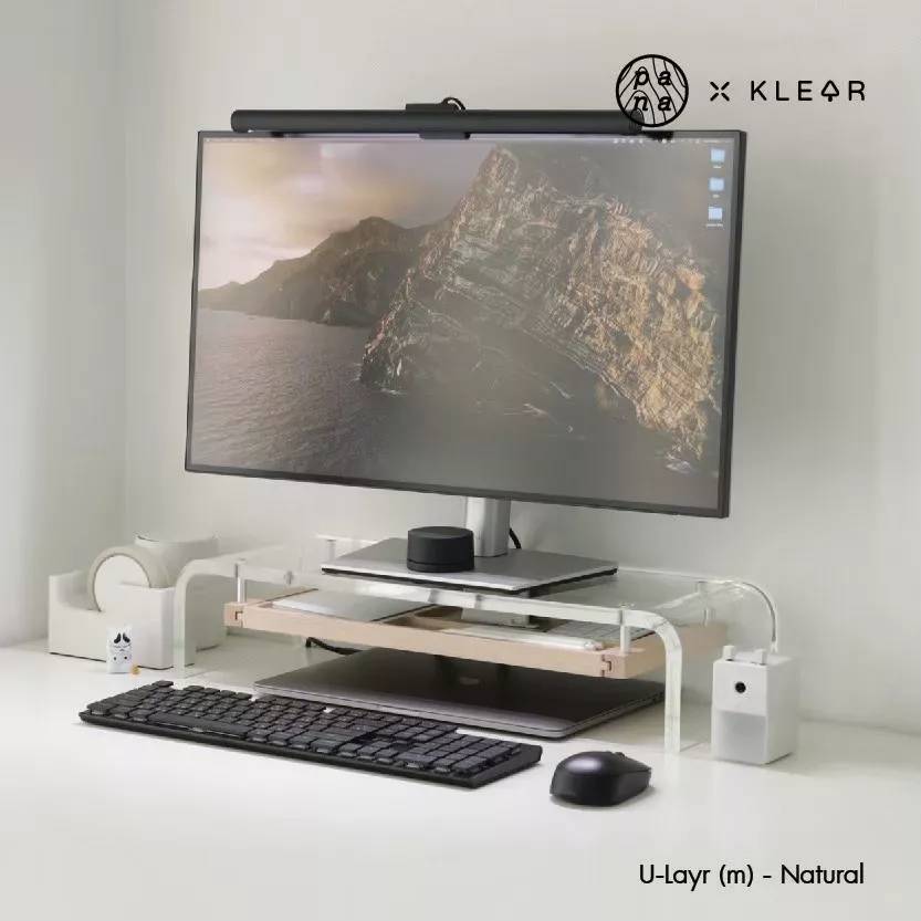 Klearobject U-Layr ชั้นวางคอมพิวเตอร์ ชั้นวางจอคอมพิวเตอร์ PC ที่วางจอคอมพิวเตอร์ ที่วางจอ ชั้น ...