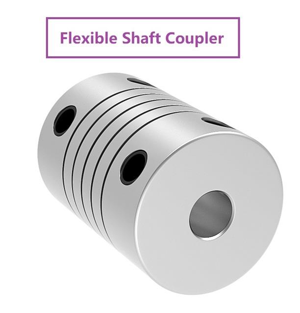 RAMPS 5x8x25mmFlexible Rigid Clamping Shaft Coupler Bore Coupling Step ...