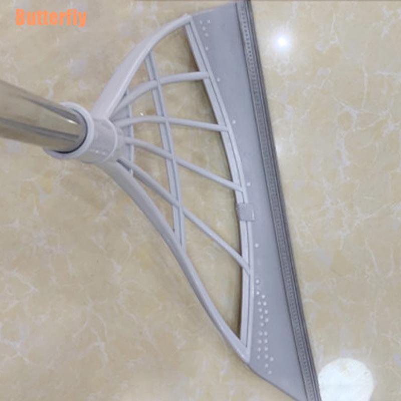 Butterfly Magic Wiper Broom Wipe Squeeze Silicone Mop for Wash Floor ...
