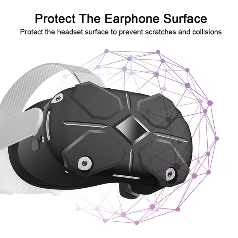 Silicone Protective Shell Case for Oculus Quest 2 VR Headset Cover Anti ...
