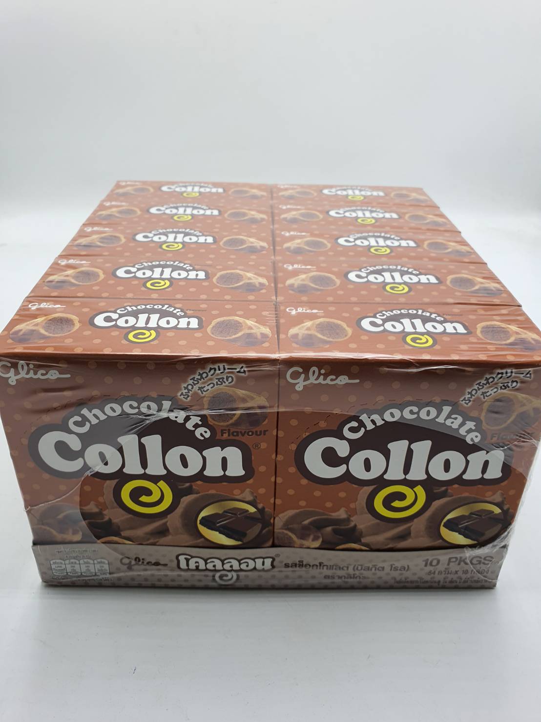 กูลิโกะ ช็อคโกแลต ชอคโกแลต โคล่อน ขนมเด็ก chocolate cream collon glico ...