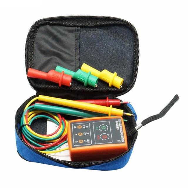 【CW】 New 3 Phase Sequence Rotation Tester Indicator Detector Buzzer ...